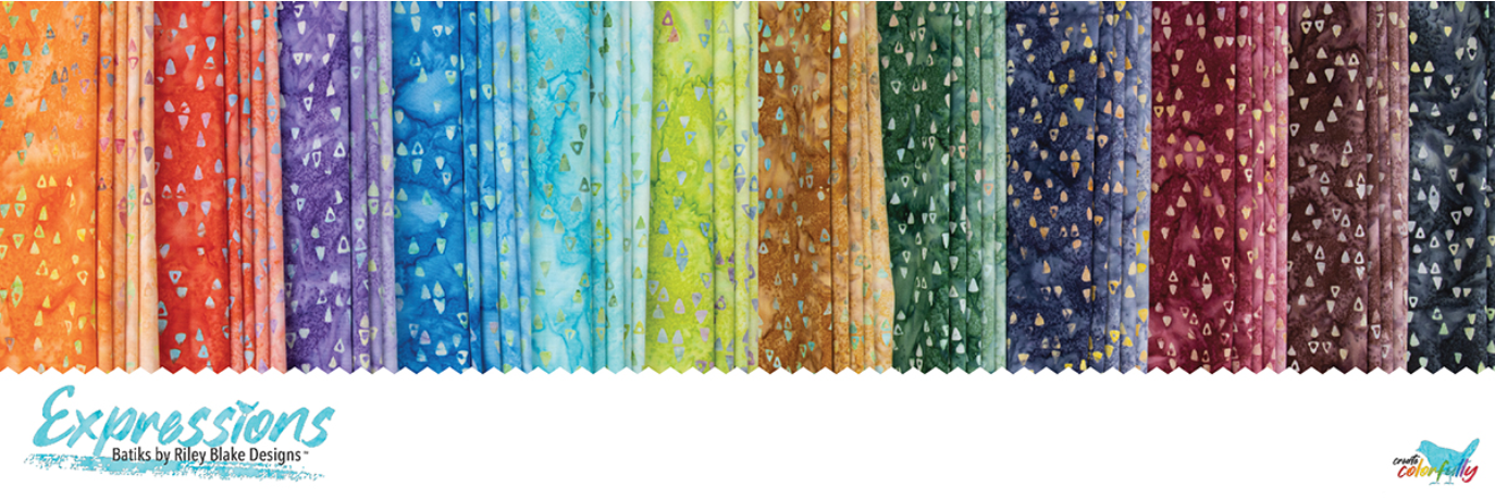 Riley Blake Designs Expressions Batiks – Cat's Cuts