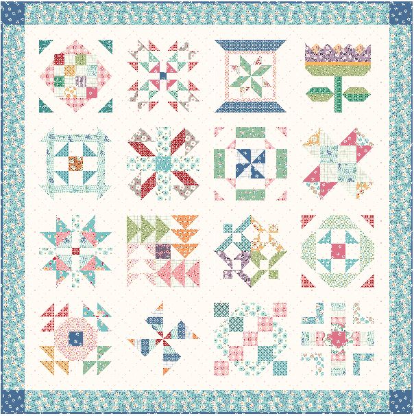 2023 Riley Blake Designs Block Challenge Quilt Kits--Traditional Layou ...