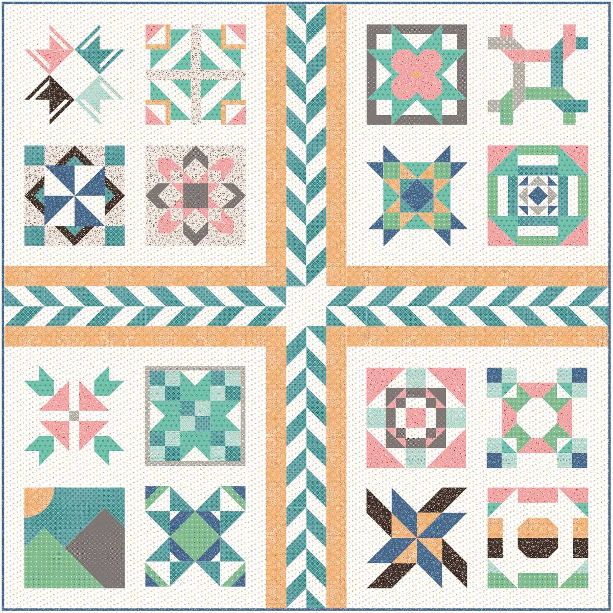 2026 Riley Blake Designs Block Challenge Quilt Kit – Cat's Cuts