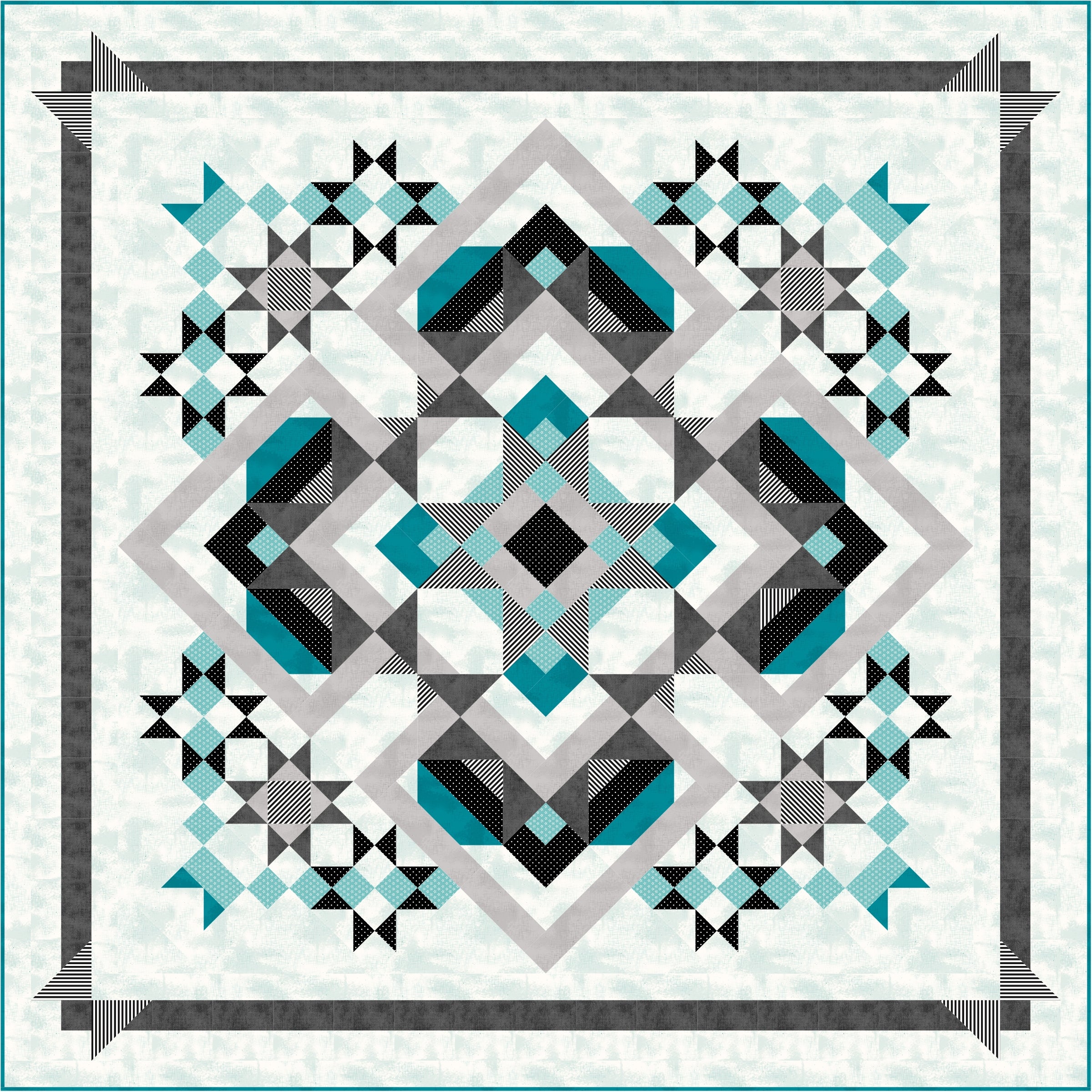 20-Piece Fat Quarter Bundle - Vincent's Garden by Kathy Engle for Isla ...