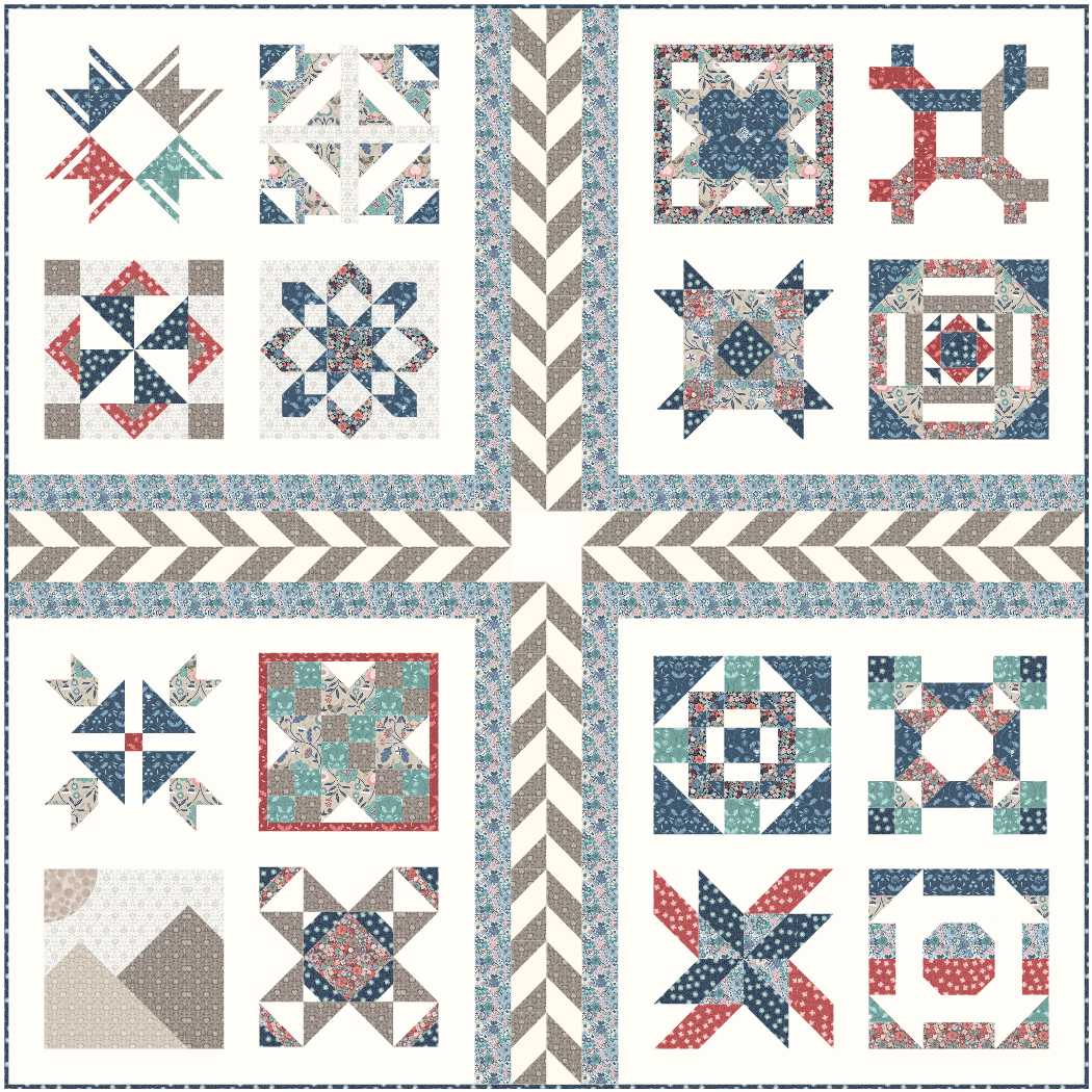 2026 Riley Blake Designs Block Challenge Quilt Kit – Cat's Cuts
