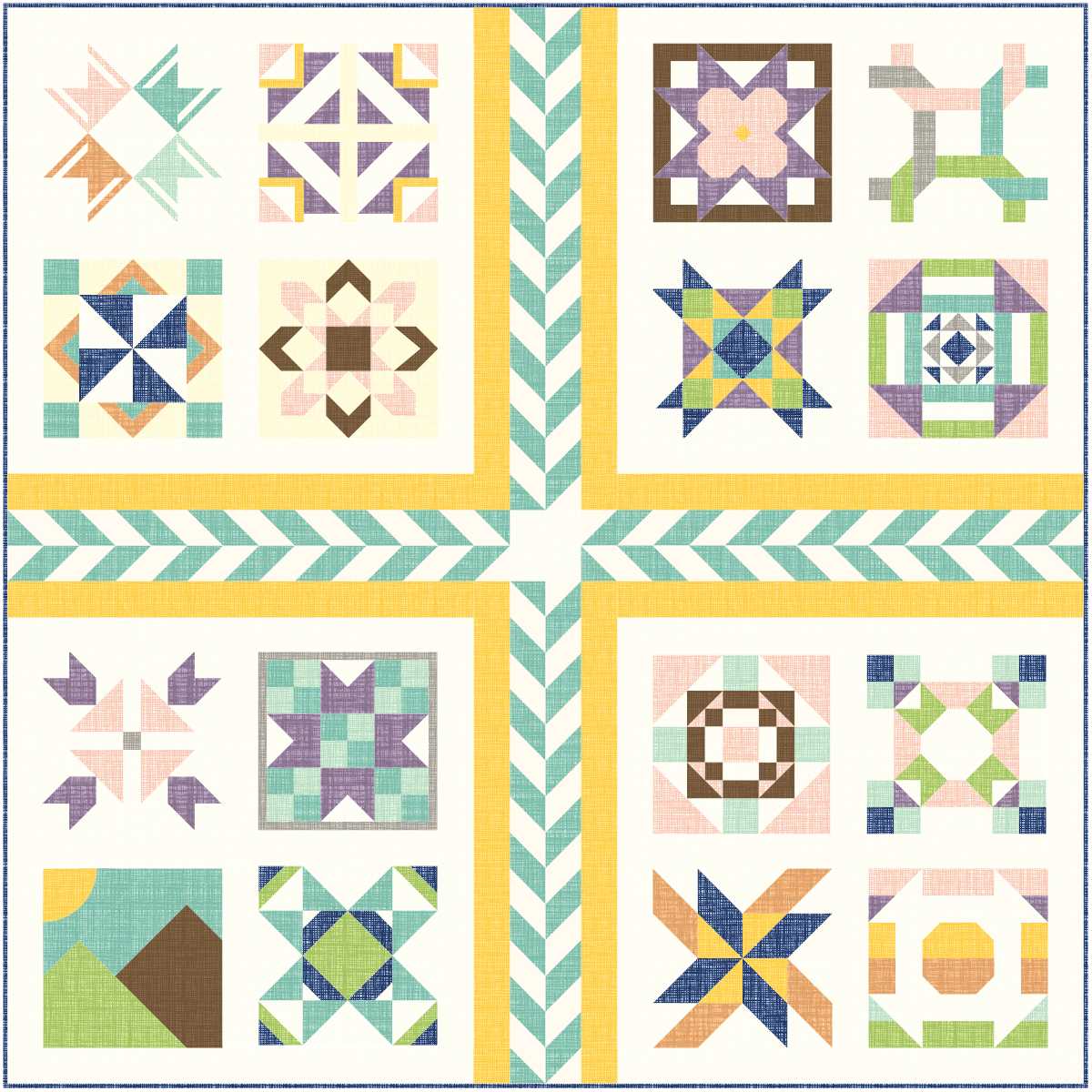 2026 Riley Blake Designs Block Challenge Quilt Kit – Multiple Colorways ...